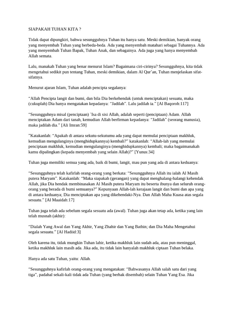 Falfasah Ketuhanan | PDF