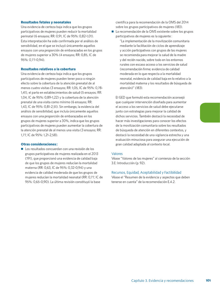 Recomendaciones Prenatal-121 | PDF | Parto | Salud maternal