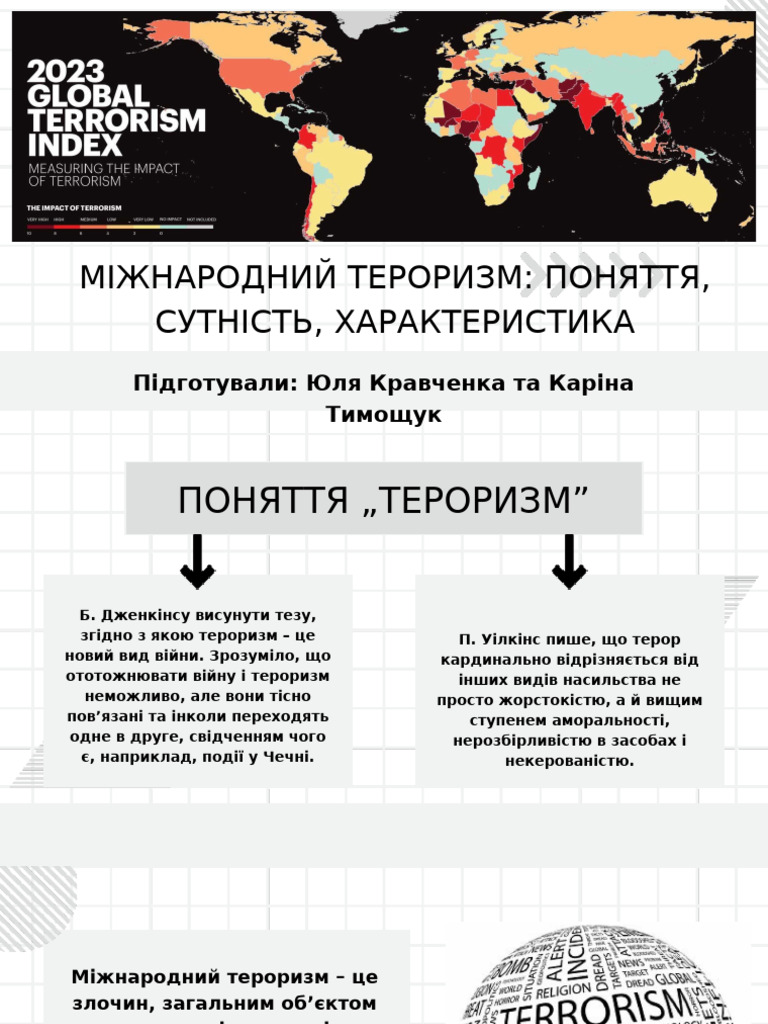 Presentation of Terrorism | PDF