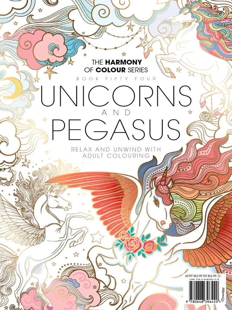 Colouring Book Issue 54 Unicorns and Pegasus | PDF