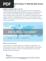 Nationwide Cheque Deposit Instructions | PDF | Law
