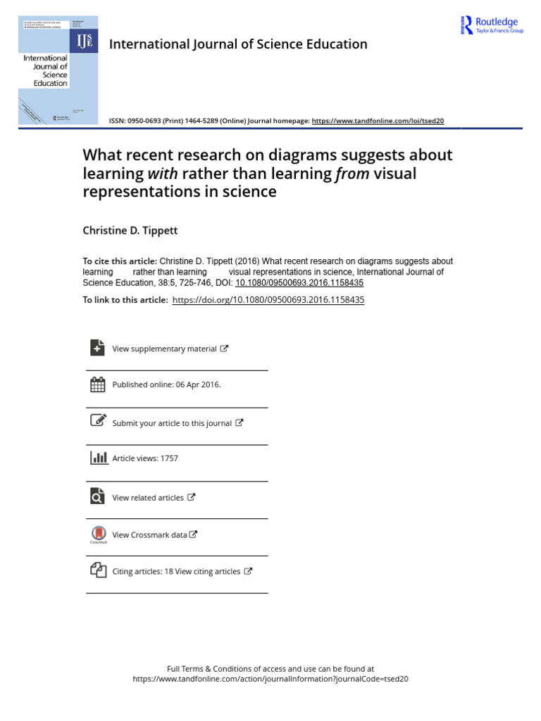 Learning with Diagrams in Science Education | PDF | Constructivism ...