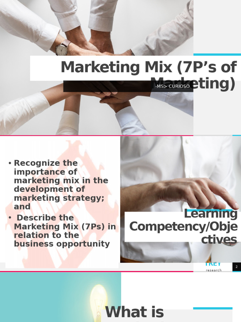Marketing Mix (7P's of Marketing) | PDF | Marketing | Prices