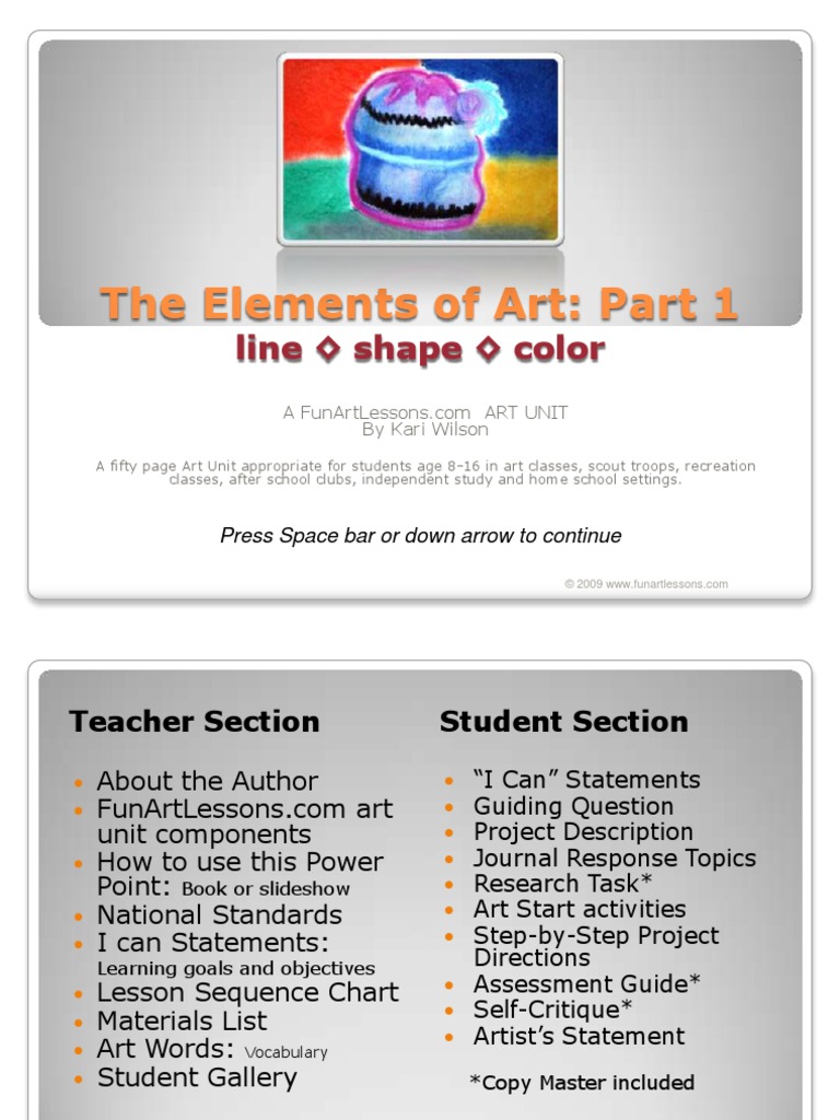 Elements of Art | Shape | Drawing