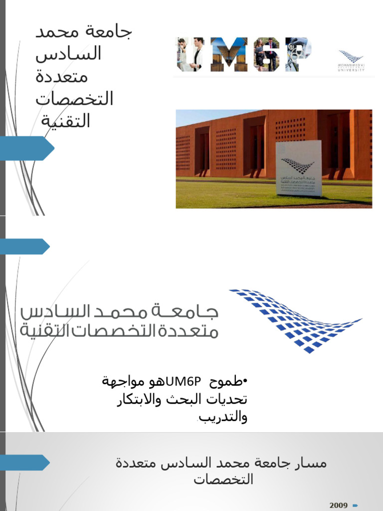 جامعة محمد السادس Um6p | PDF