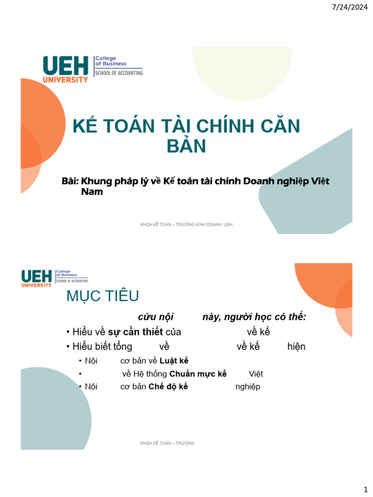 Khung Pháp Lý KTTC Việt Nam | PDF