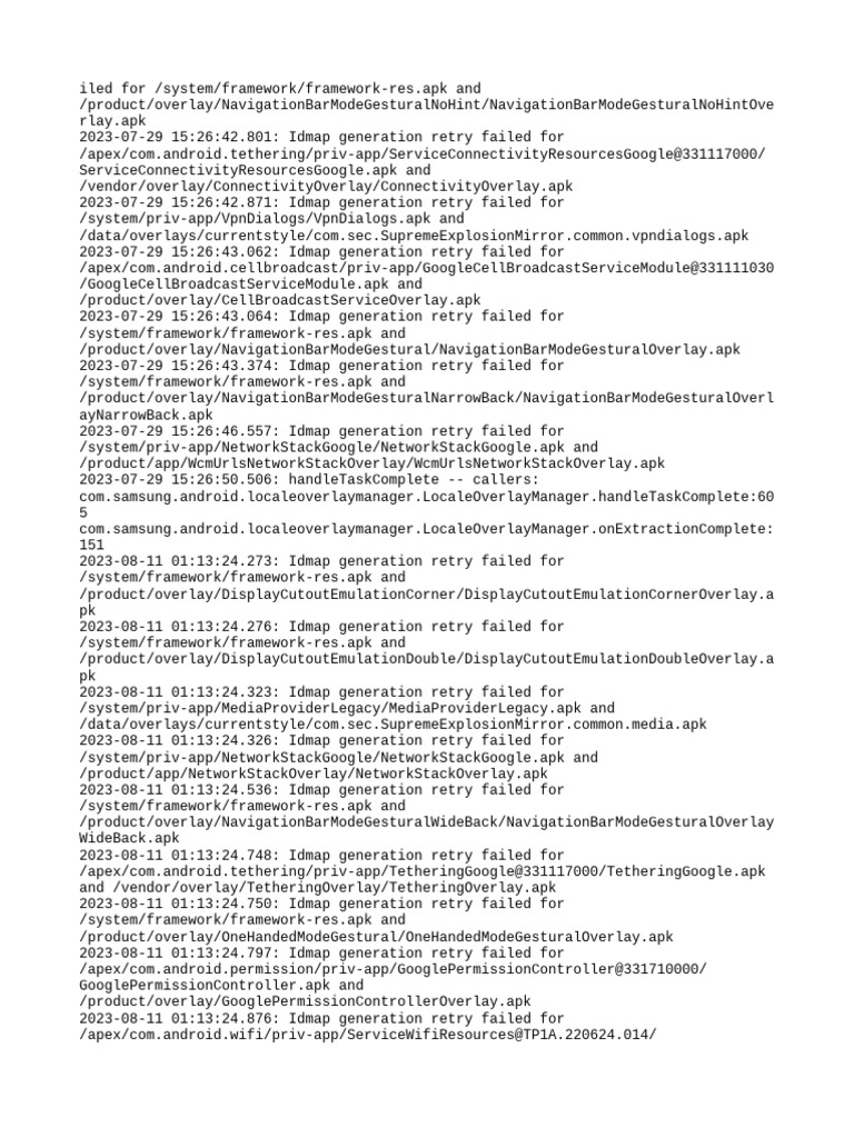 Lom Log | PDF | System Software | Arm Architecture