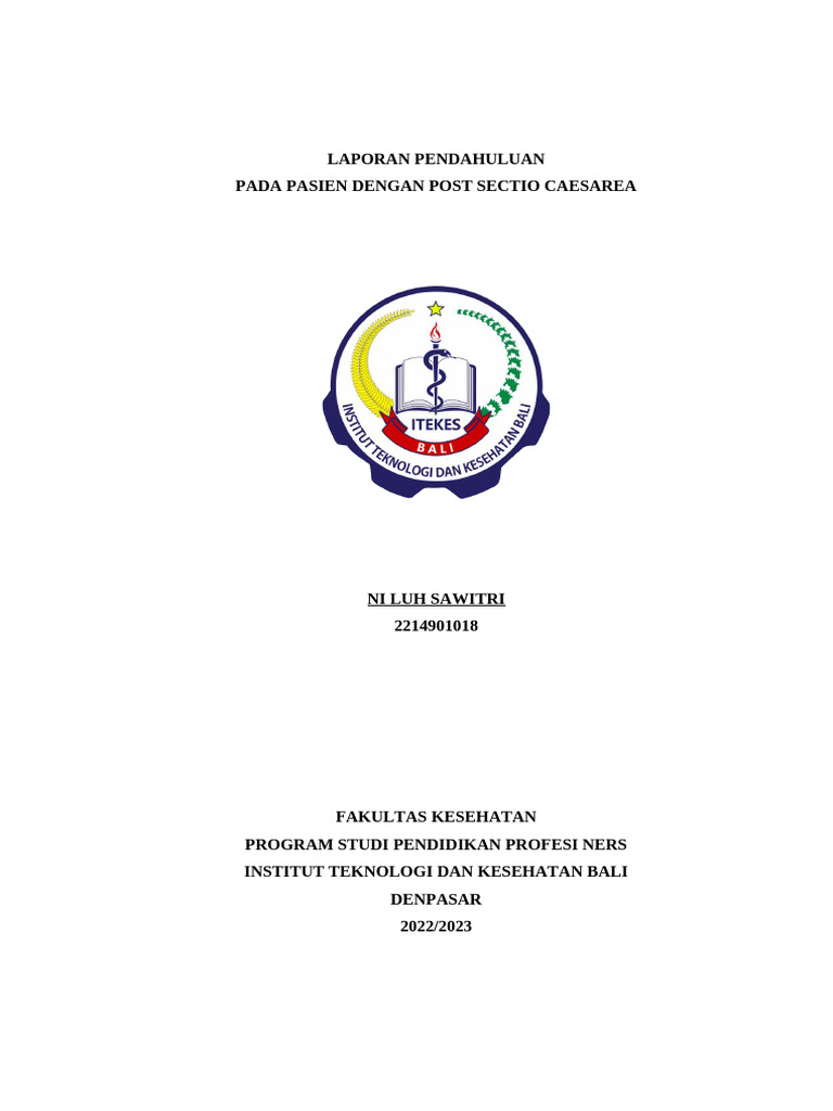 LP Sectio Caesarea (SC) | PDF