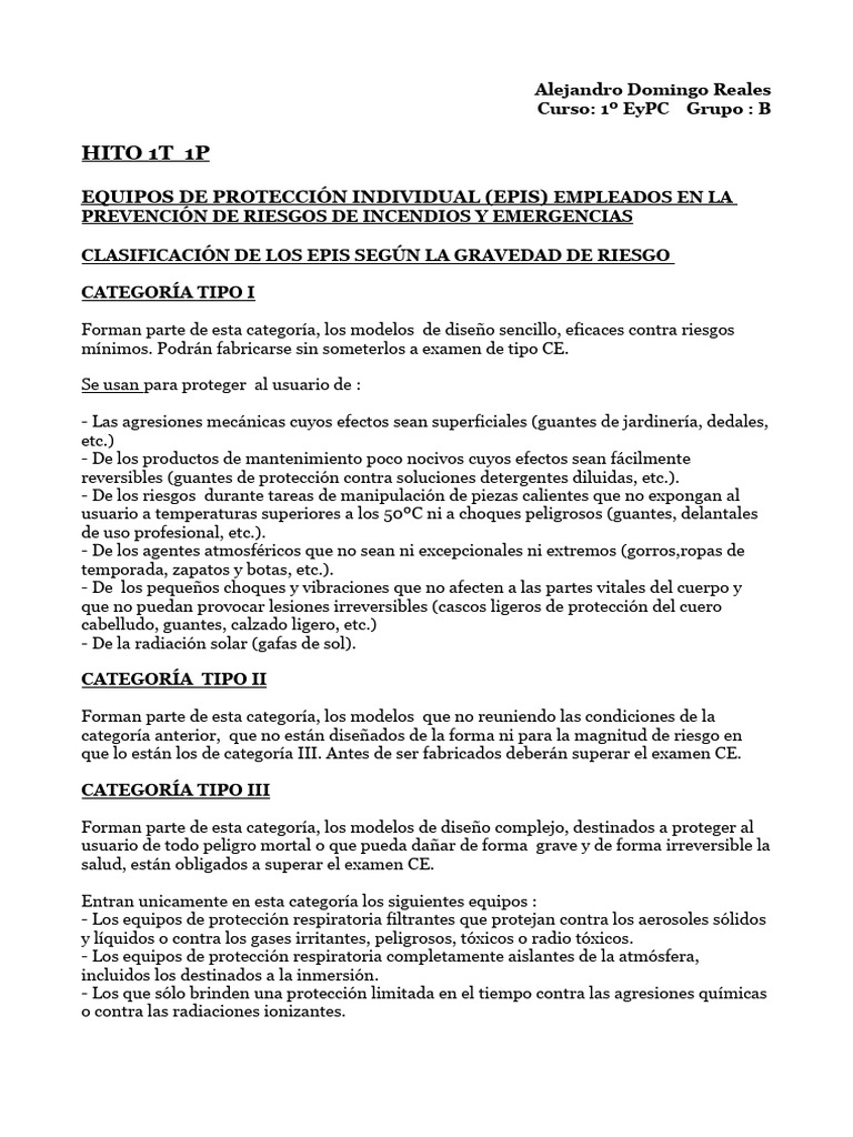 Hito Final | PDF | Guante | Textiles