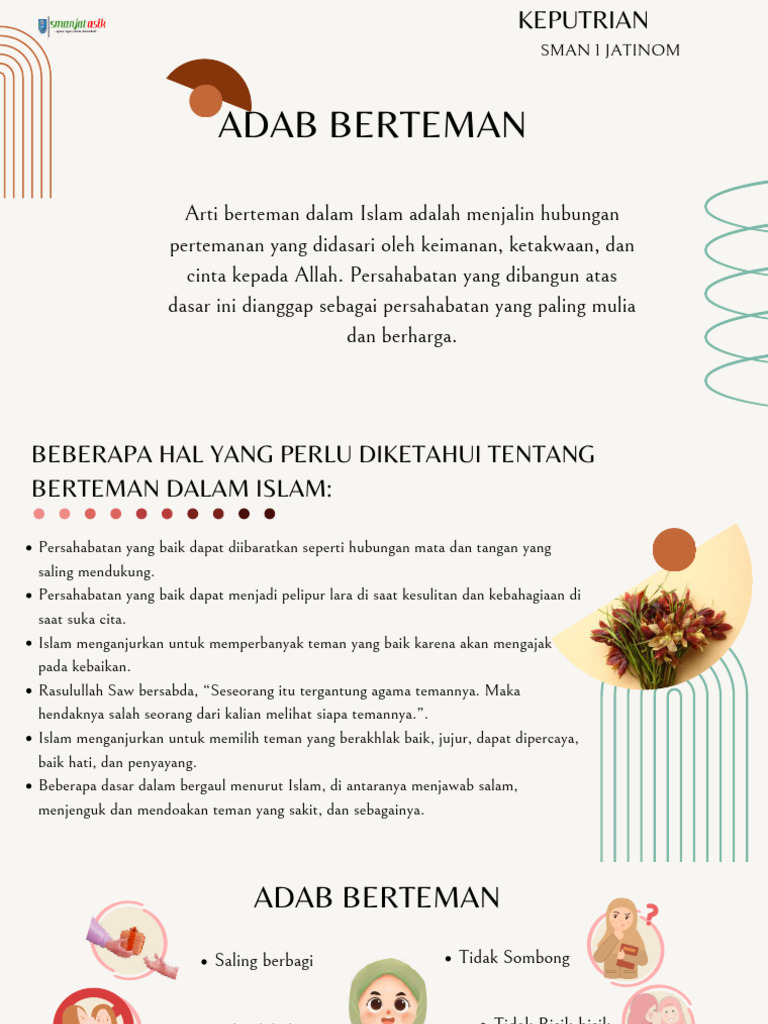 Keputrian Adab Berteman | PDF