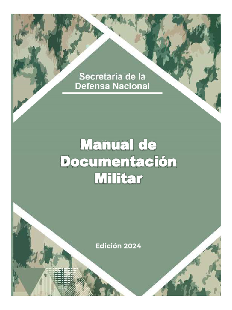 Manual de Documentacion Militar 2024 | PDF | Oficial general | México