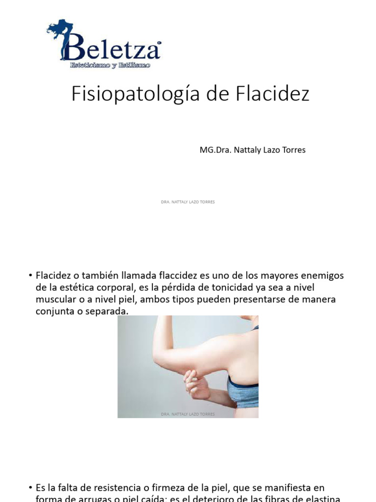Fisiopatología de la Flacidez Cutánea y Muscular | PDF | Piel | Músculo