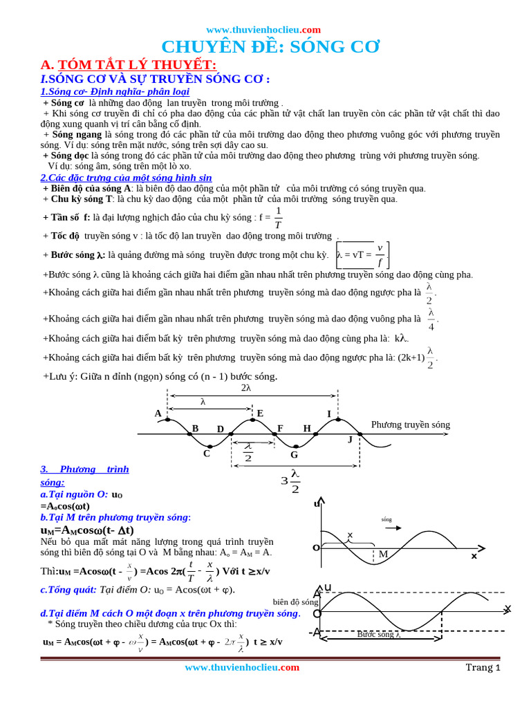 CHUYEN de SONG CO Doan Van Luong | PDF