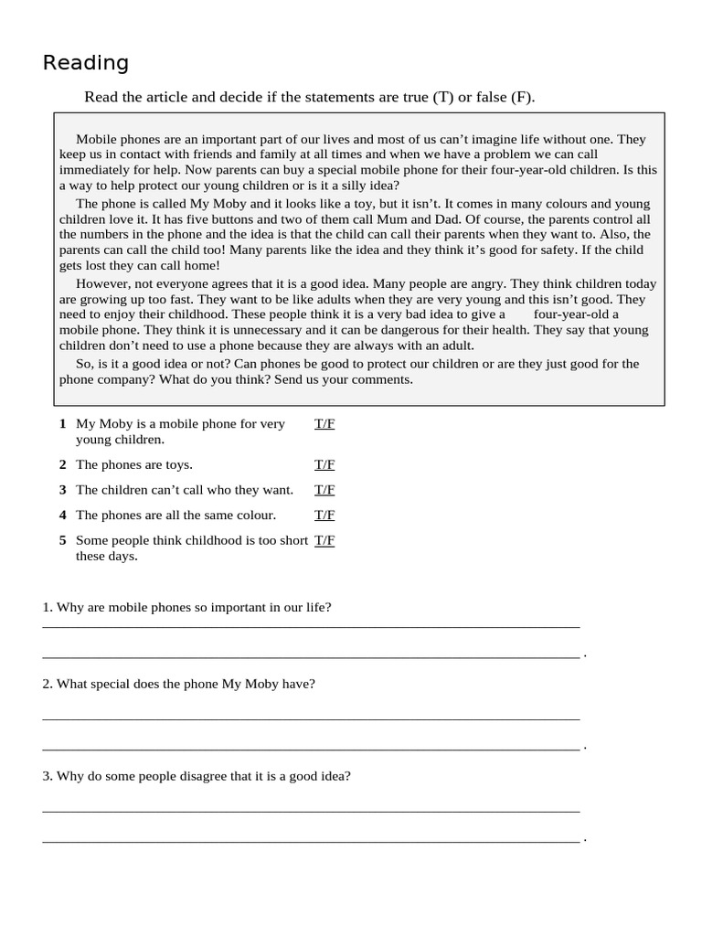 HW Reading Yr 7 8.11 | PDF