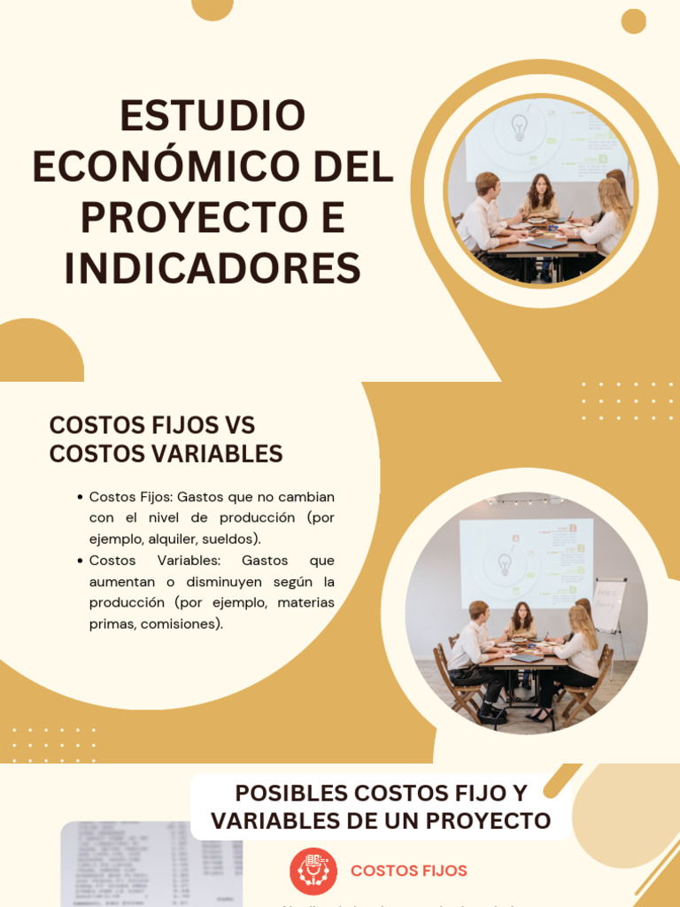 Estudio Economico Del Proyecto e Indicadores | PDF | Salario | Mercado ...