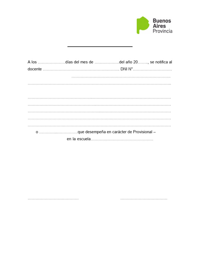 Modelo Acta de Cese | PDF