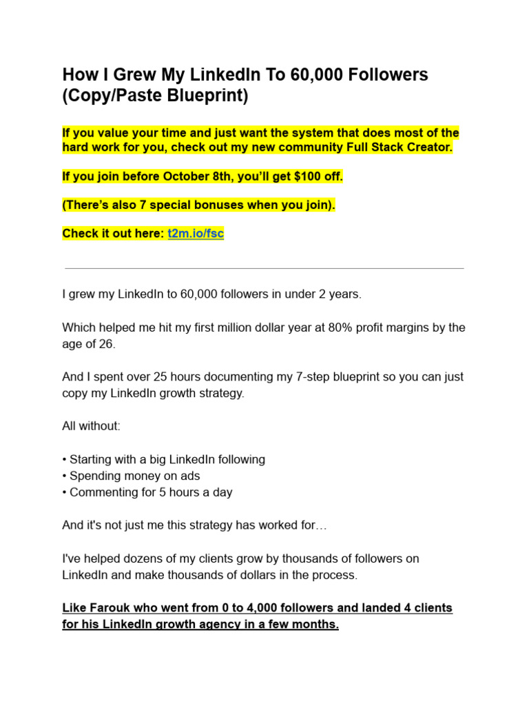 Free Linkedin Guide Pdf Linked In Target Audience