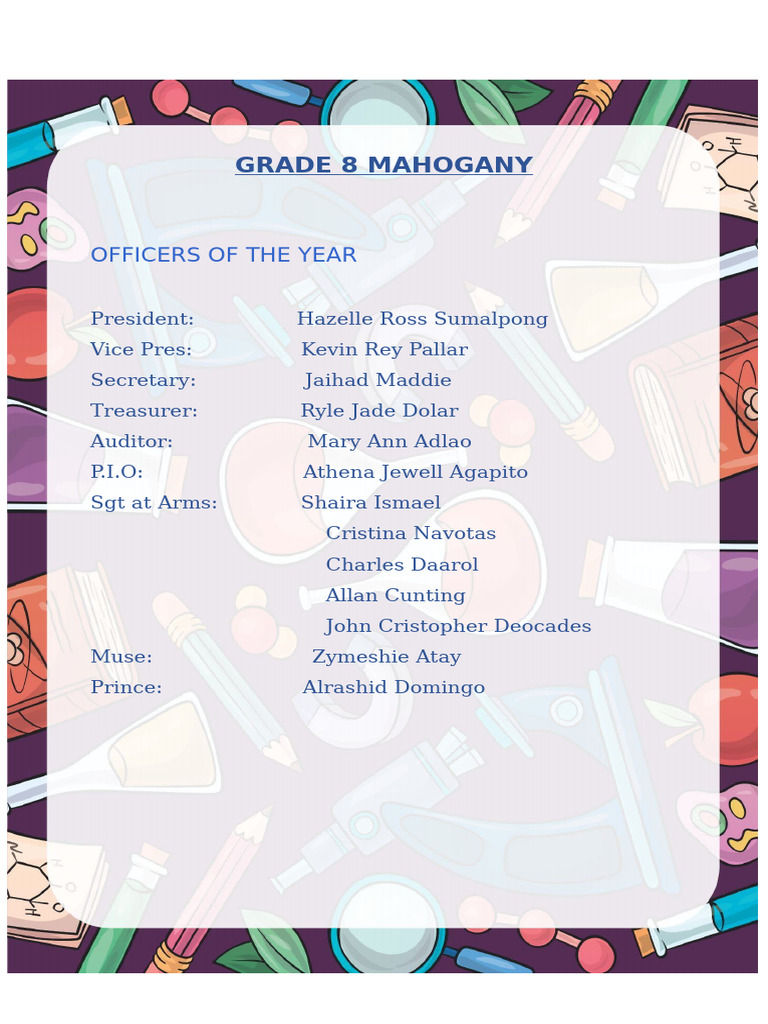 Grade 8 Mahogany | PDF