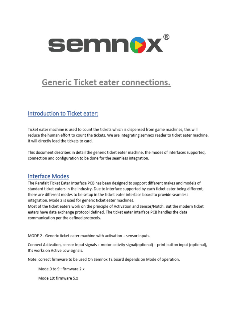 Generic Ticket Eater Connections PDF | PDF | Power Supply | Electrical ...