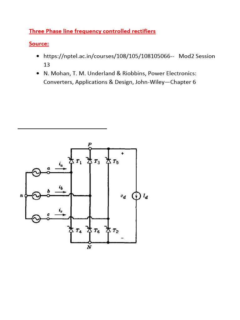 Three Phase Controlled Rectifier Pdf