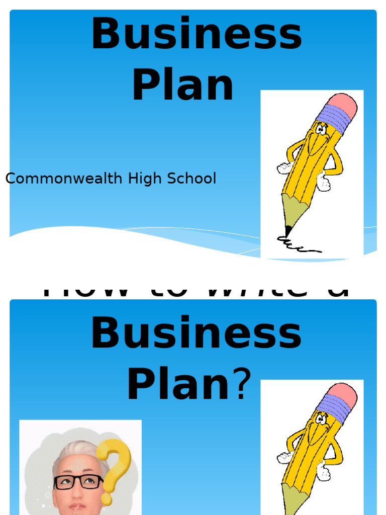 13B. How To Write A Business Plan | PDF | Product (Business) | Marketing
