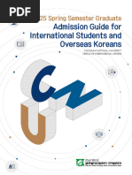 CNU Graduate Admissions Guide 2024 | PDF | Academic Degree | Medicine