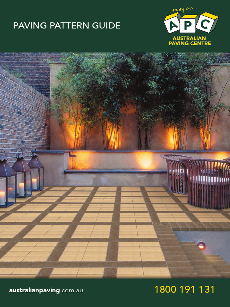 Paving Patterns Brochure Pdf Masonry