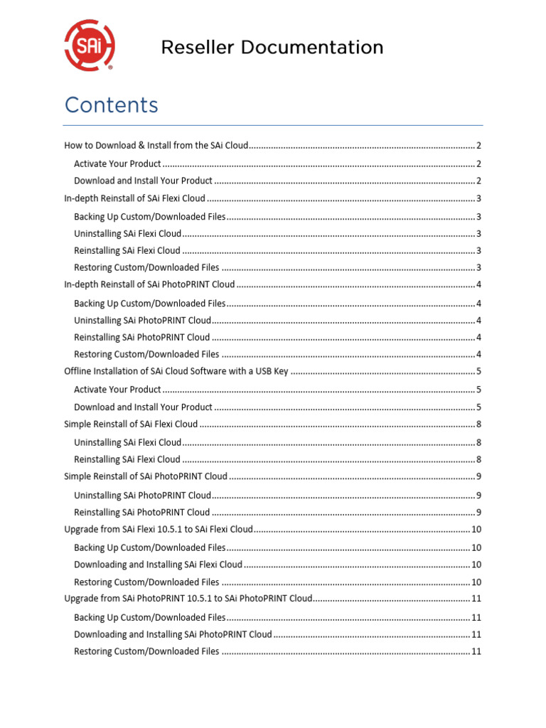 SAi Cloud Reseller Documentation | PDF | Software | Computing