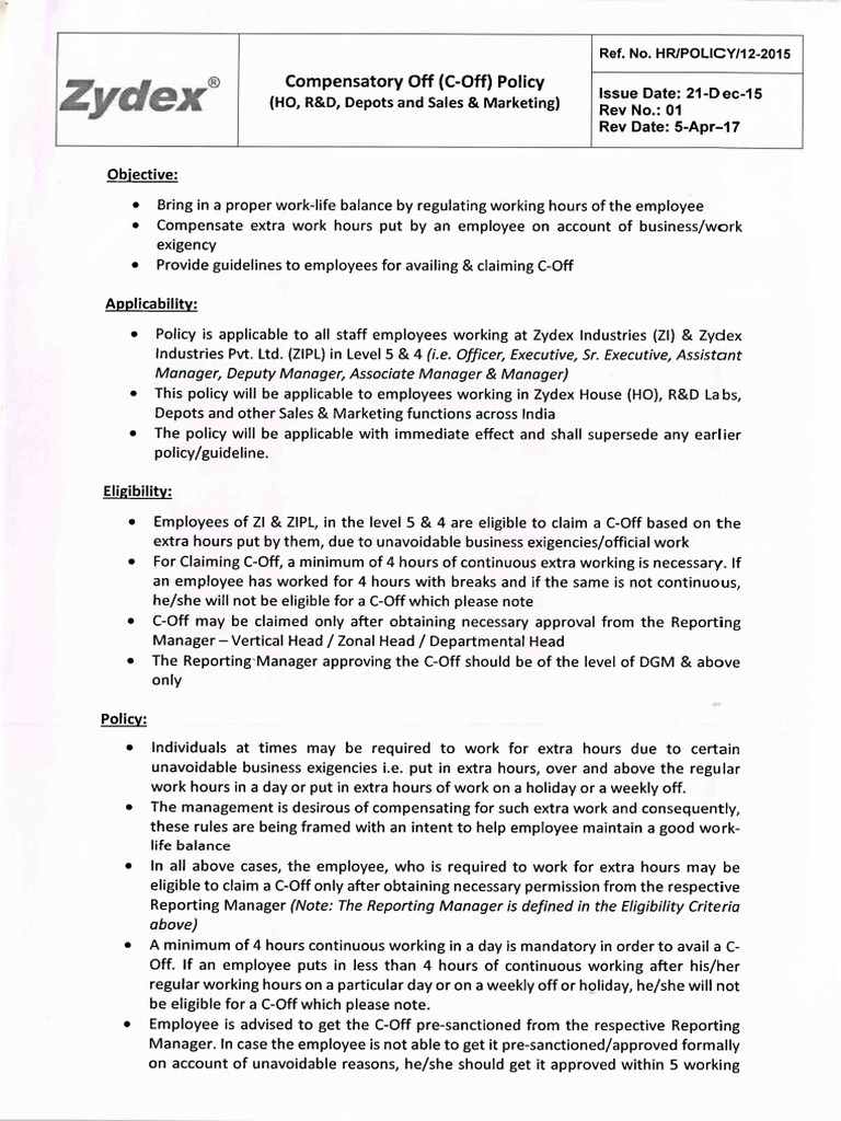 C-Off Policy | PDF