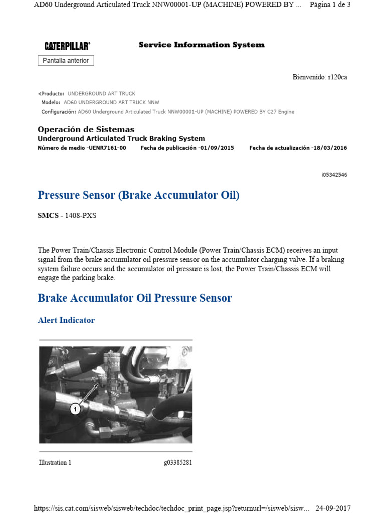 Sensor Presion Acc Frenos-Elphistone | PDF | Sensor | Pressure Measurement