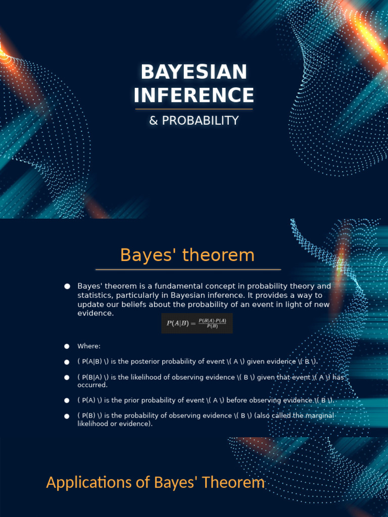 Bayesian Inference & Applications | PDF | Bayesian Inference | Statistical Inference