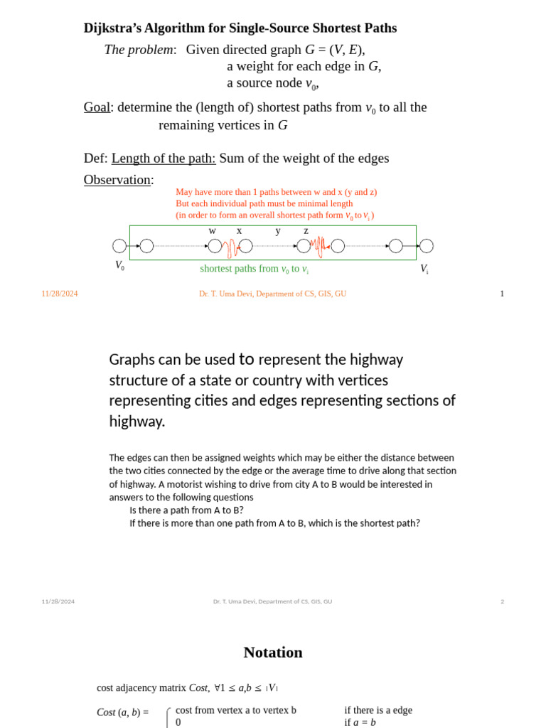 Dijkstras Algorithm | PDF | Visual Cortex | Algorithms And Data Structures