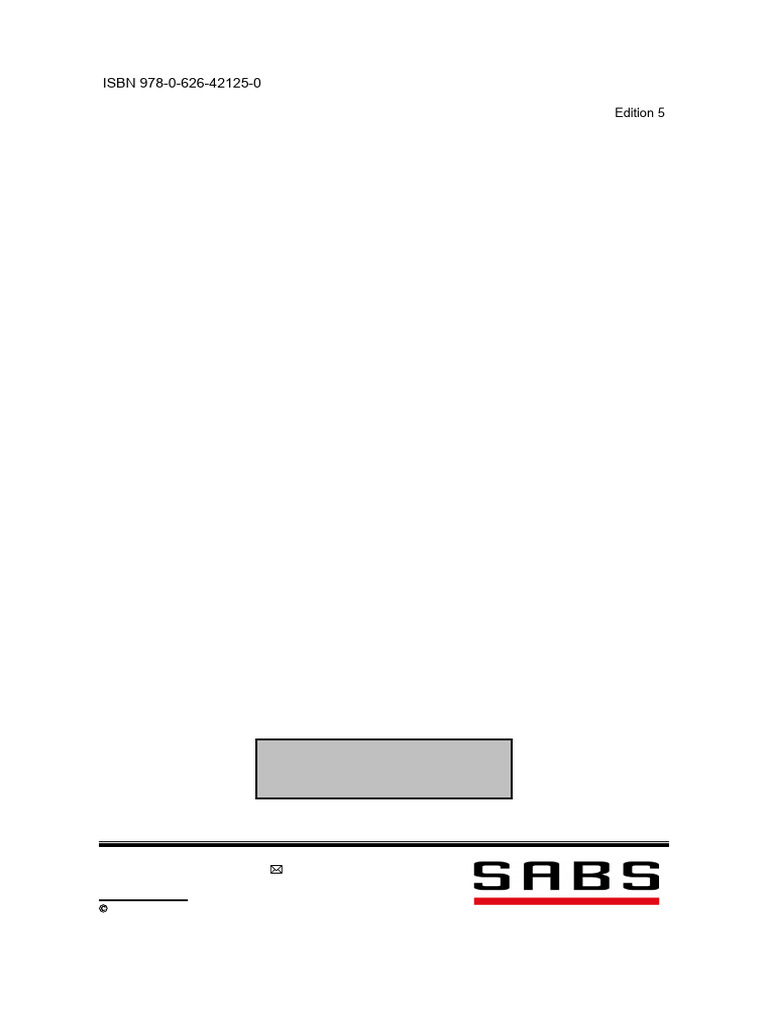 SANS 10400 T 2024 (Ed. 5.00) | PDF | Fires | Liquefied Petroleum Gas