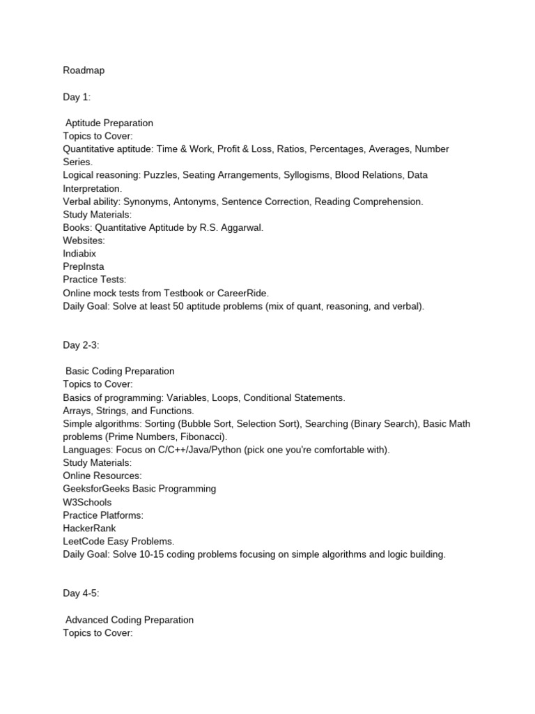 Roadmap ZOHO | PDF | Algorithms | Algorithms And Data Structures Roadmap ZOHO | PDF | Algorithms | Algorithms And Data Structures