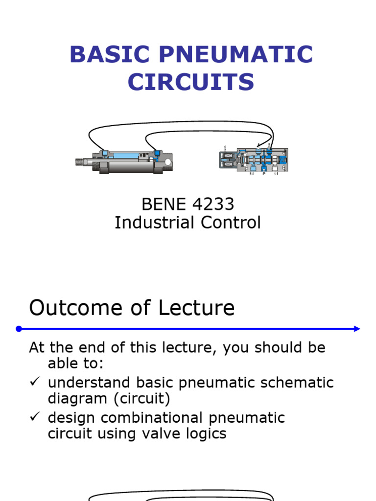 BENE 4233 - CHAPTER 3.2 - Intro To Pneumatic | PDF | Valve | Mechanical ...