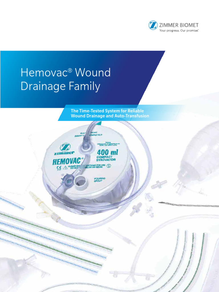 Wound Drainage Systems Brochure | PDF | Valve
