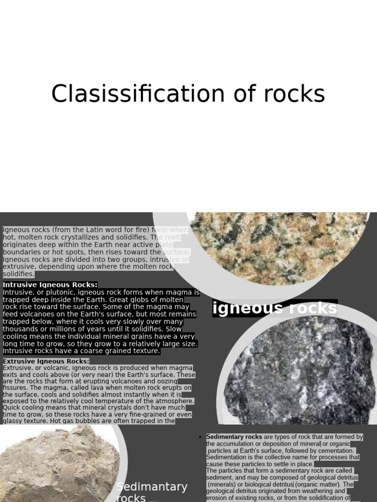 Rocks | PDF | Rock (Geology) | Igneous Rock
