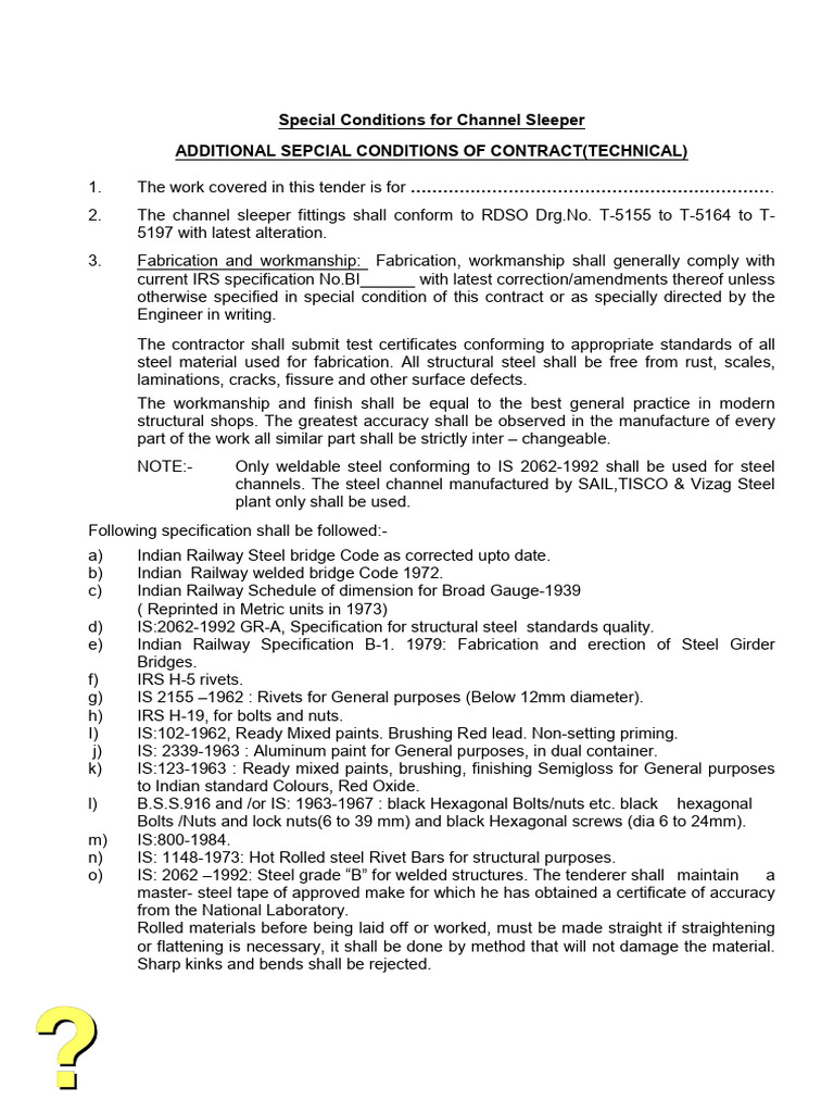 Channelsleeper SPL - Condition | PDF | Welding | Construction