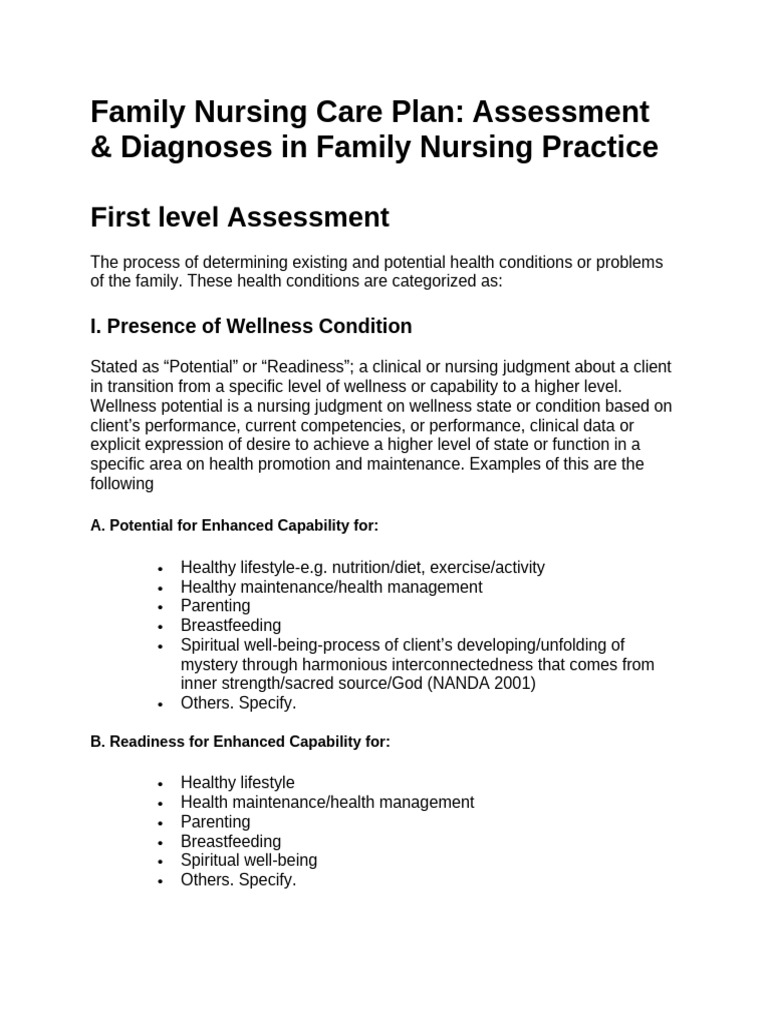 Family Nursing Care Plan Maglaya | PDF | Sanitation | Nursing