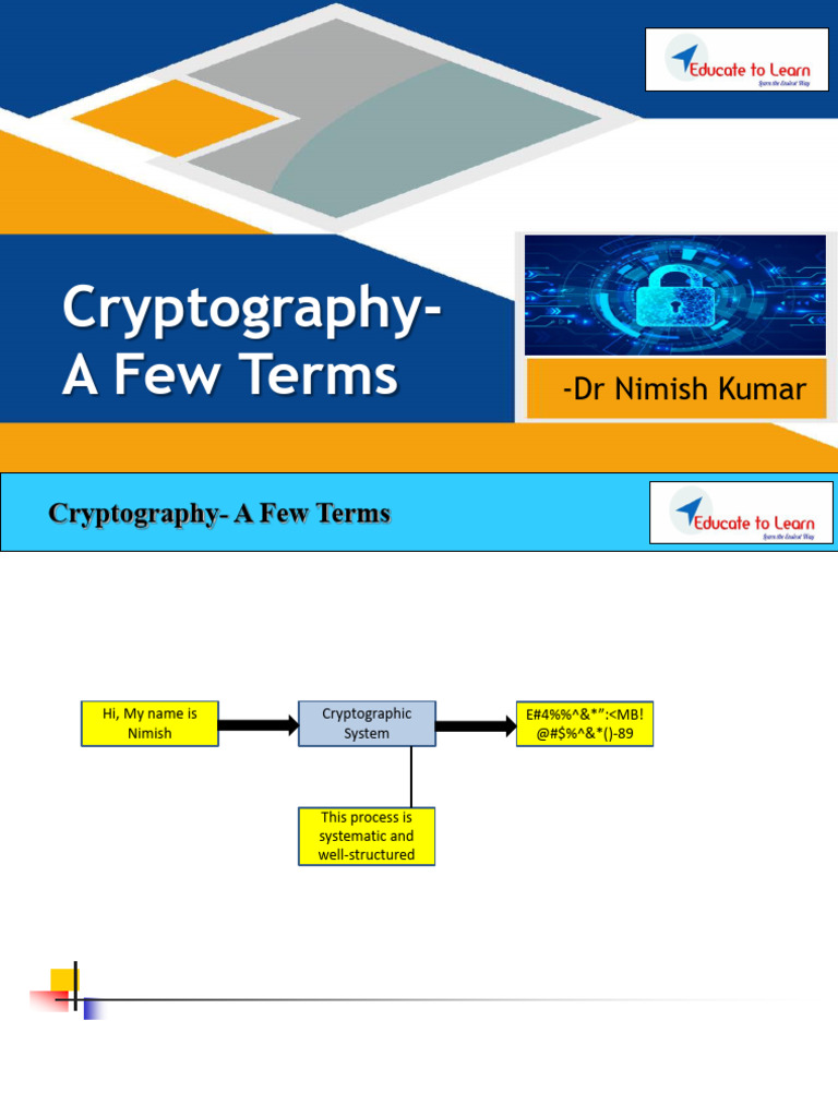 Cryptography Terms and Concepts | PDF | Cryptography | Secrecy