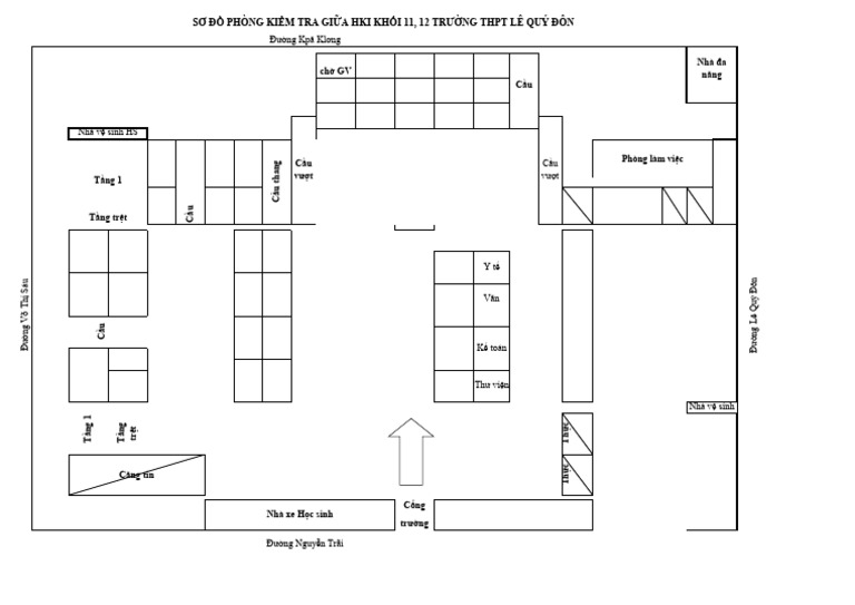 Sơ Đồ Phòng Ktra Giữa Hki Khối 11, 12 | PDF