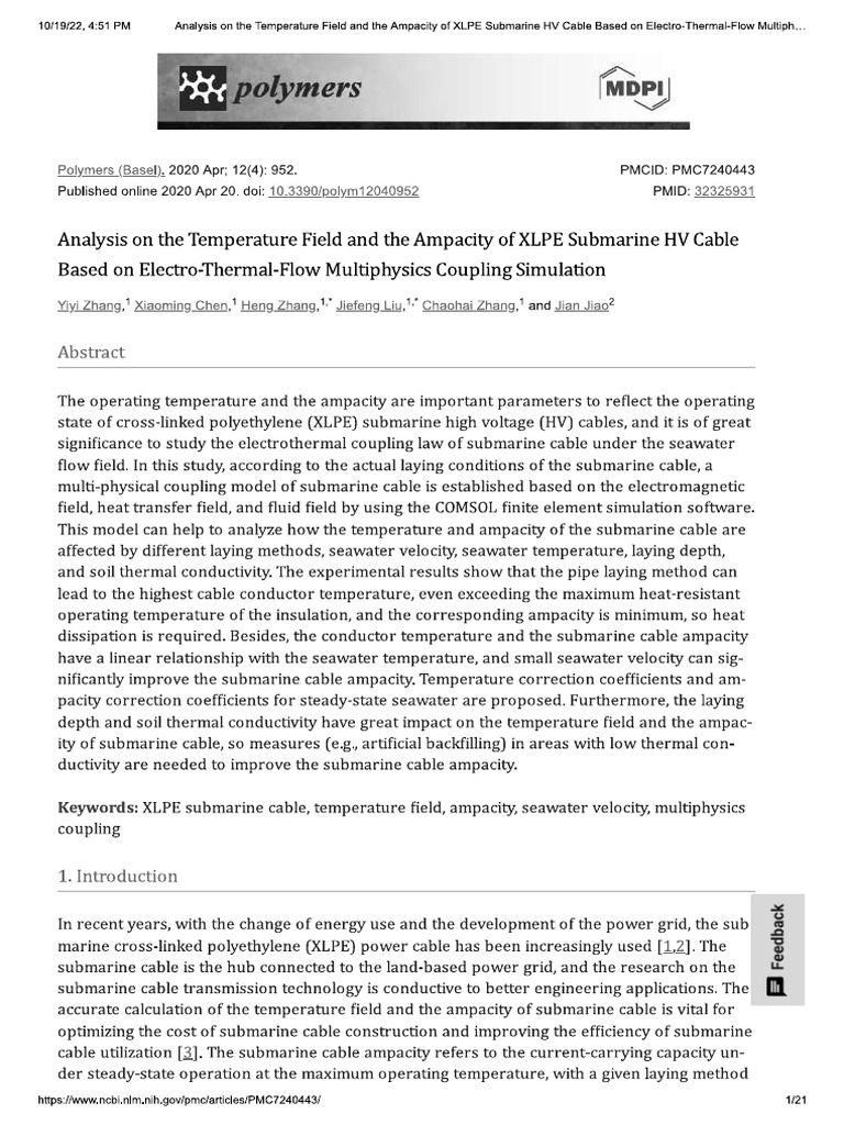 Comsol Similation | PDF