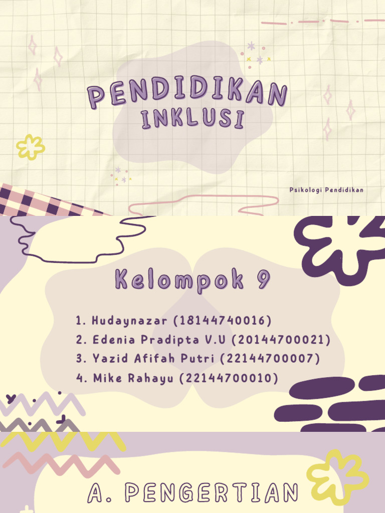 KLP 9 Pendidikan Inklusi | PDF