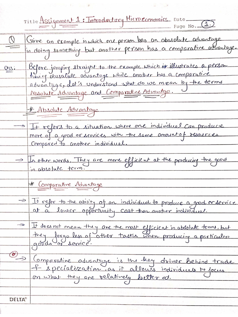 Assignment Micro SKV Sir | PDF