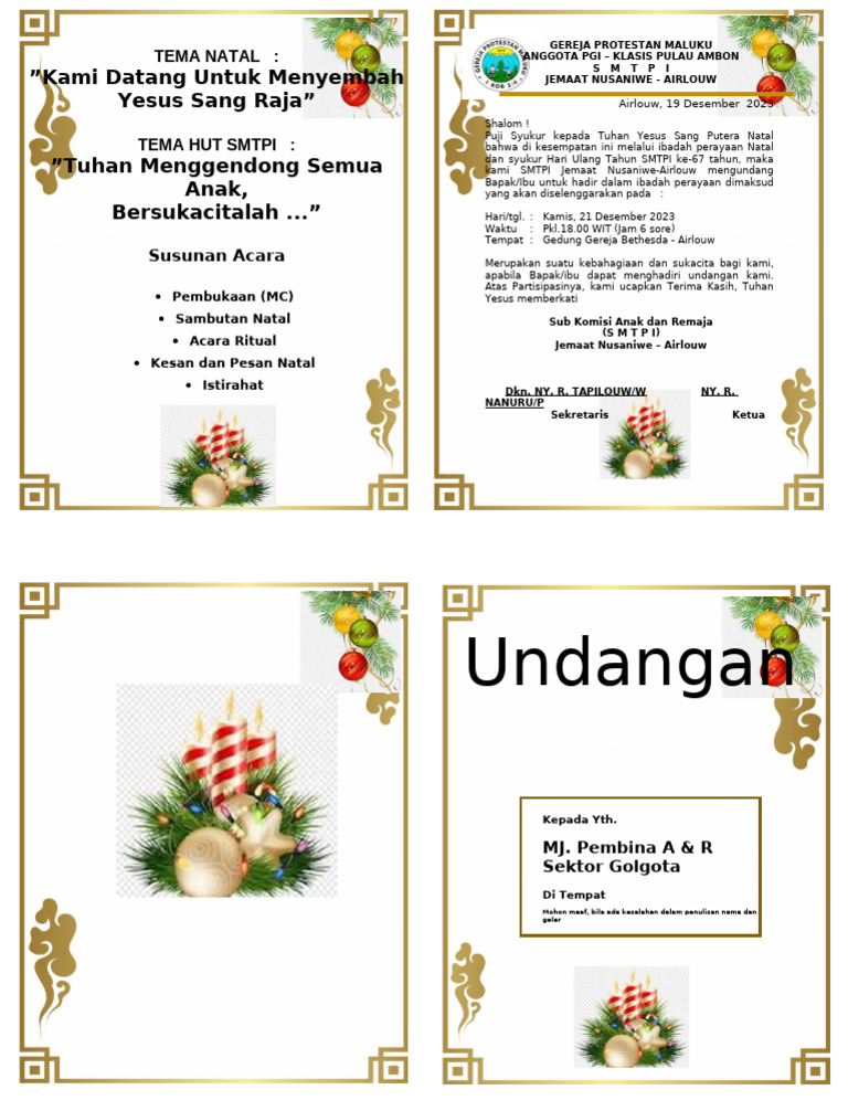 Undangan OK Frame STD | PDF