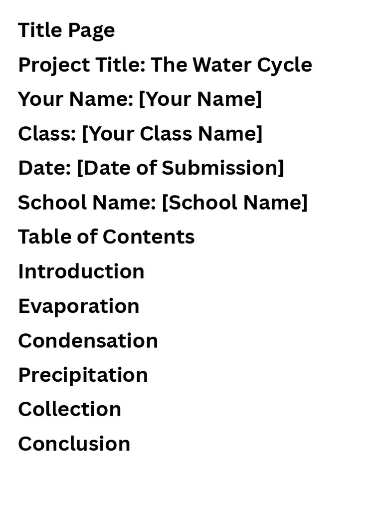 School Project | PDF