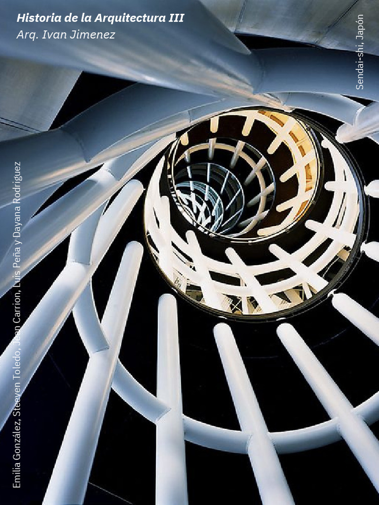 Folleto Mediateca de Sendai-1 | PDF | Ingeniería de Edificación | Diseño arquitectonico