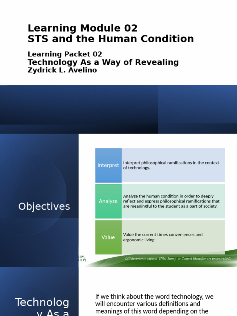 STS LM02 LP02 PPT | PDF | Martin Heidegger | Being And Time