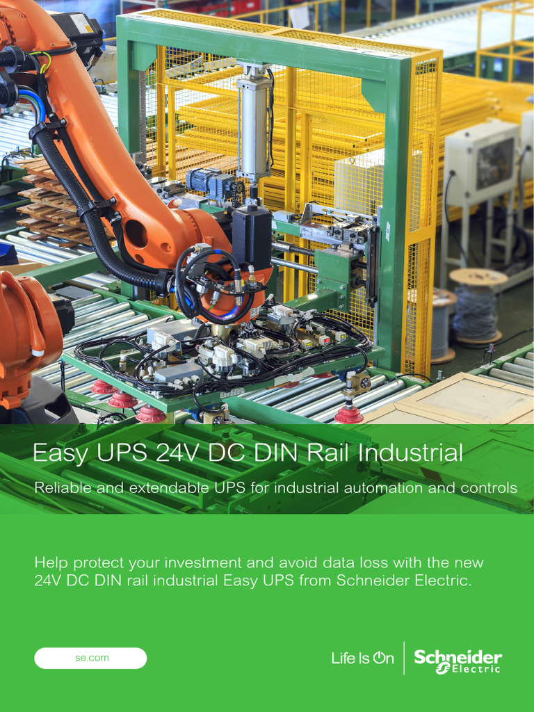 1101 Easy UPS 24V DC DIN Rail Industrial Brochure | PDF | Programmable Logic Controller | Power ...