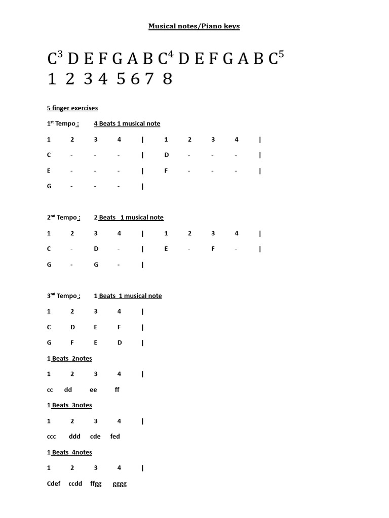Keyboard Material-24-25 | PDF | Musical Techniques | Harmony